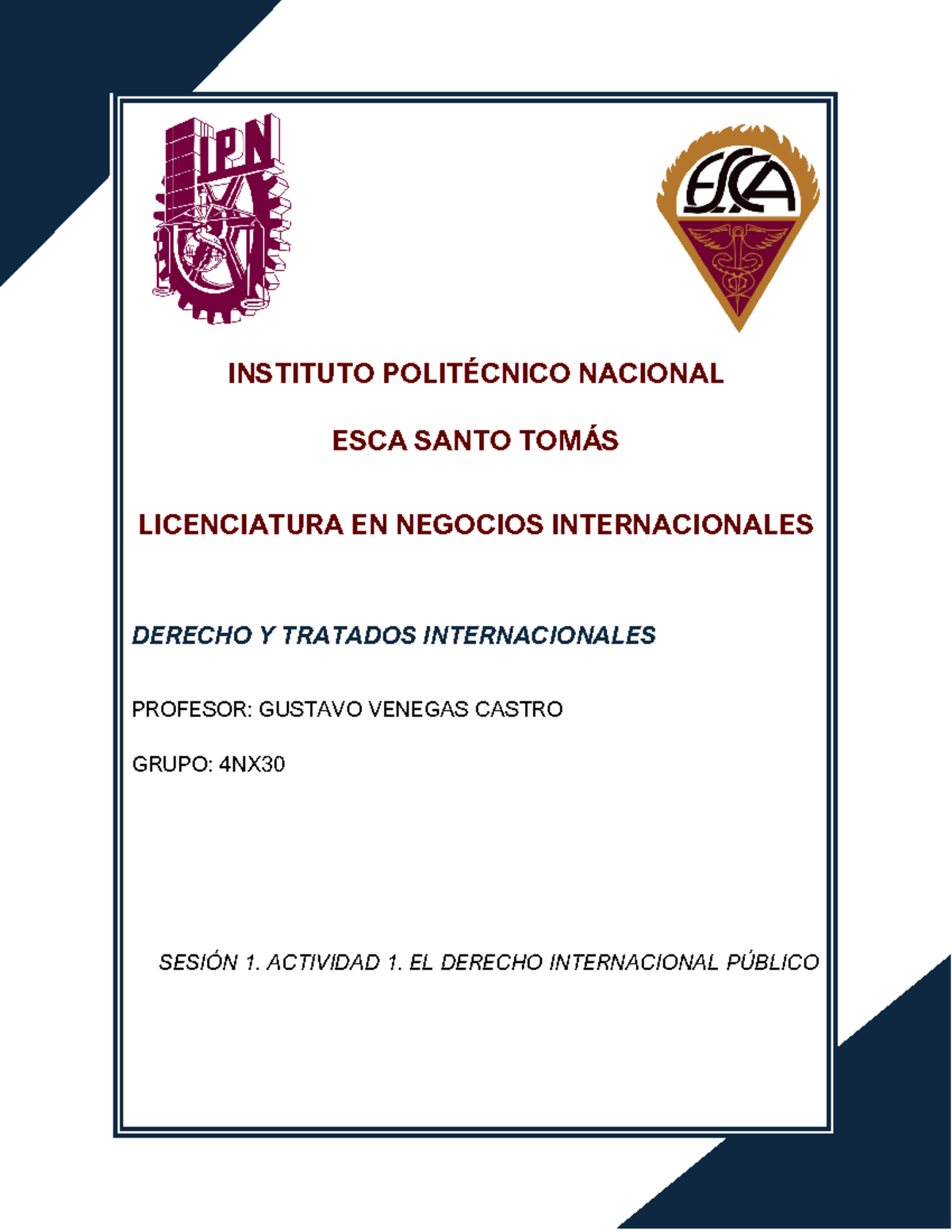 DTRI S1A1 - Actividad 1: Introducción al Derecho Internacional Público ...