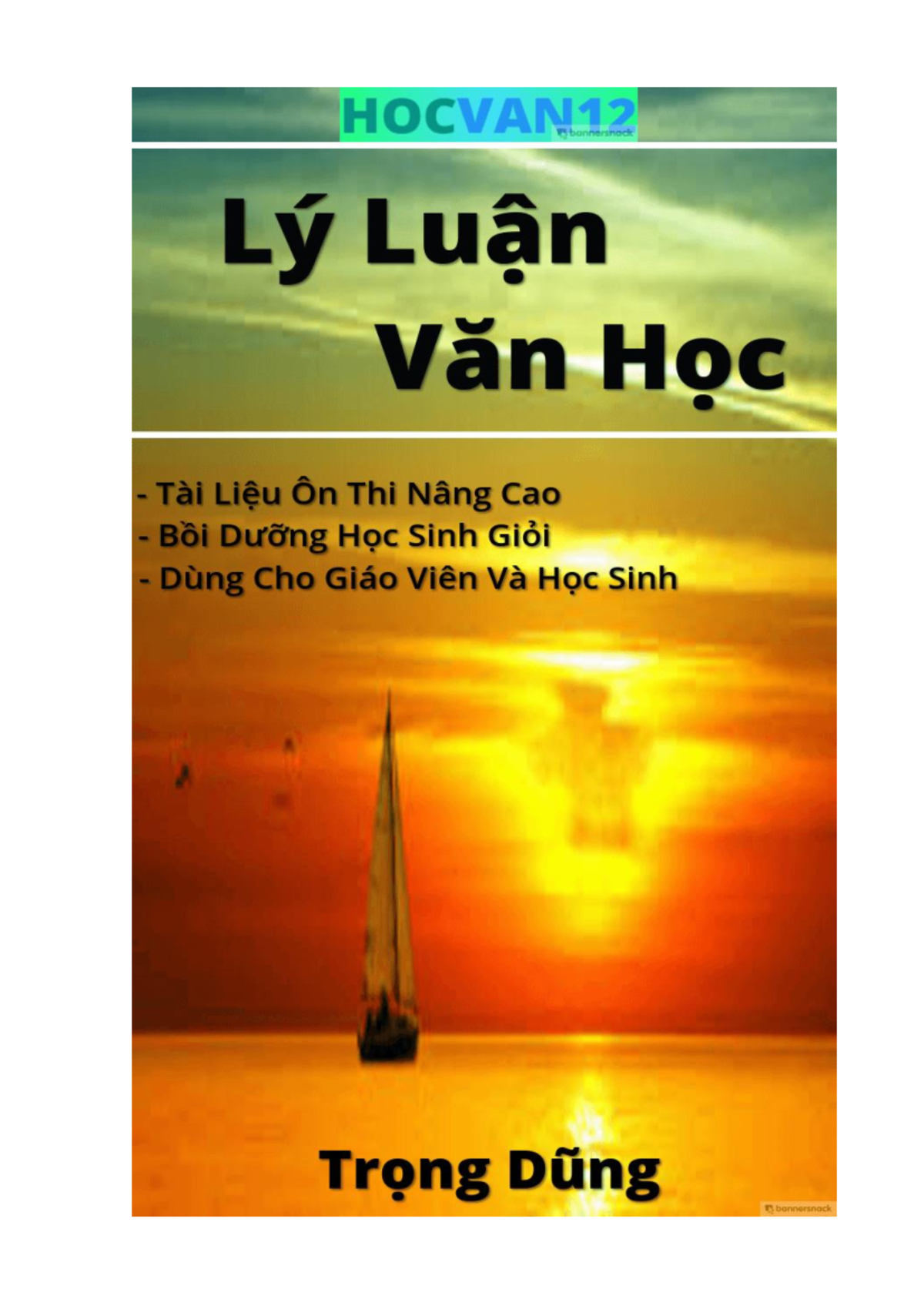 Tài liệu ôn thi THPT QG: Lý luận văn học nâng cao - Studocu