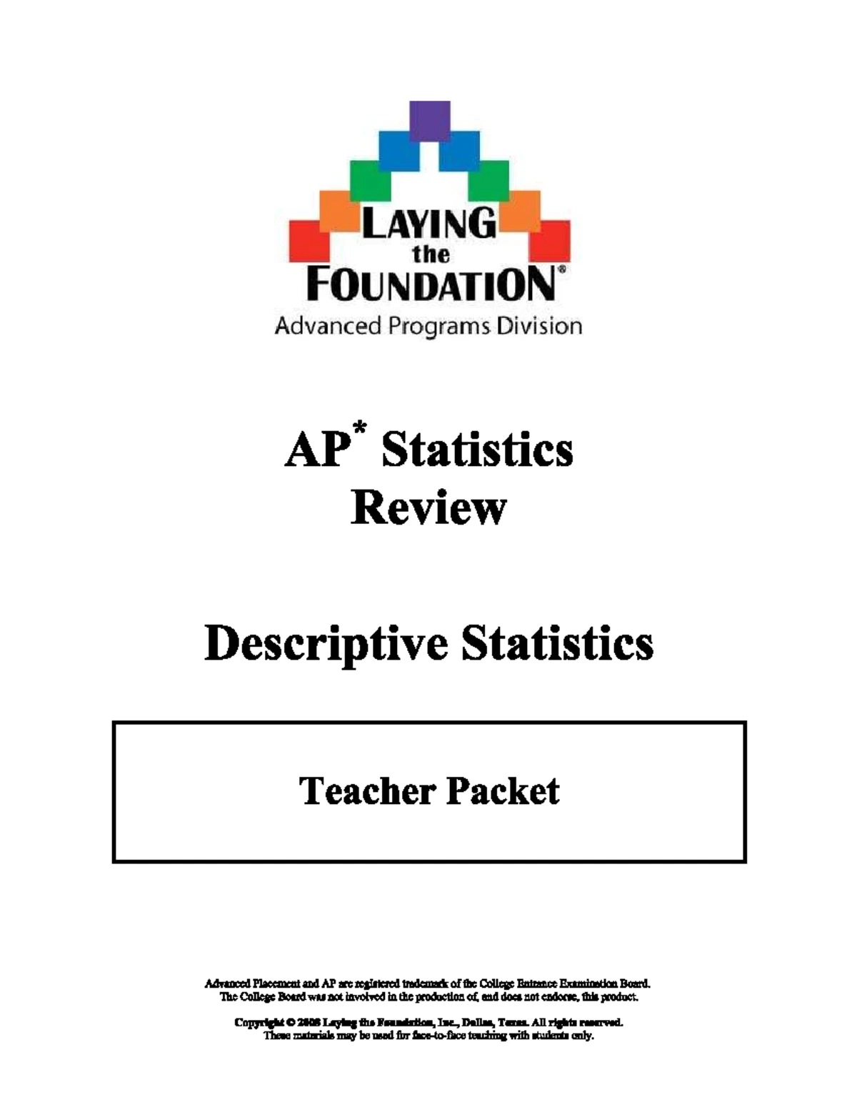 Probability Review - statistics - AP Statistics Review Week 4 ...