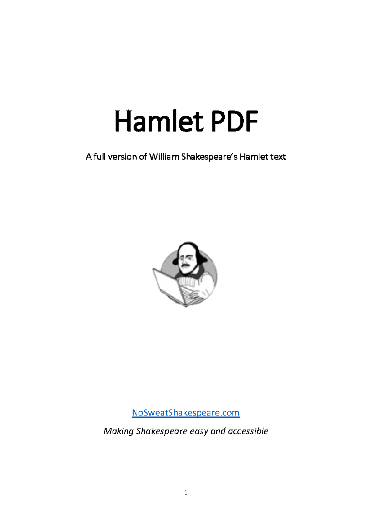 4. Hamlet Student Copy - study material - Hamlet PDF A full version of ...