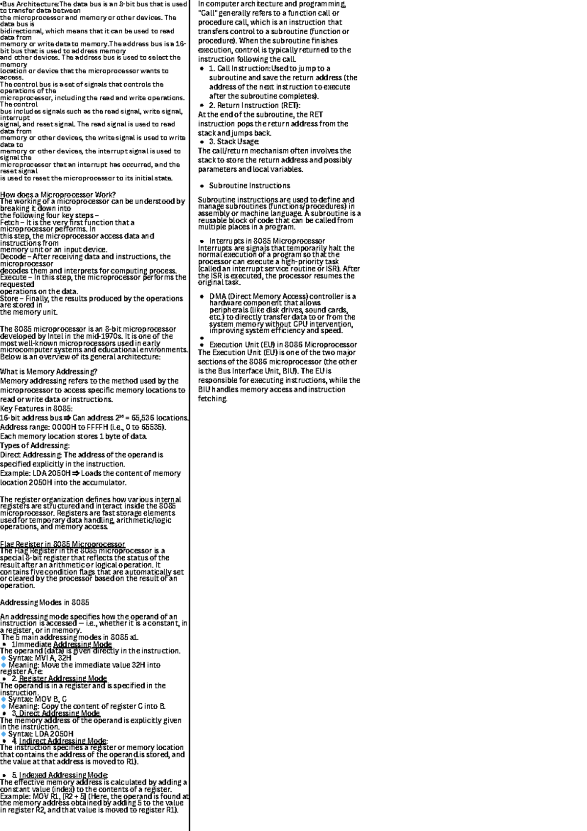 Architecture: Overview of Microprocessor Buses and Their Functions ...