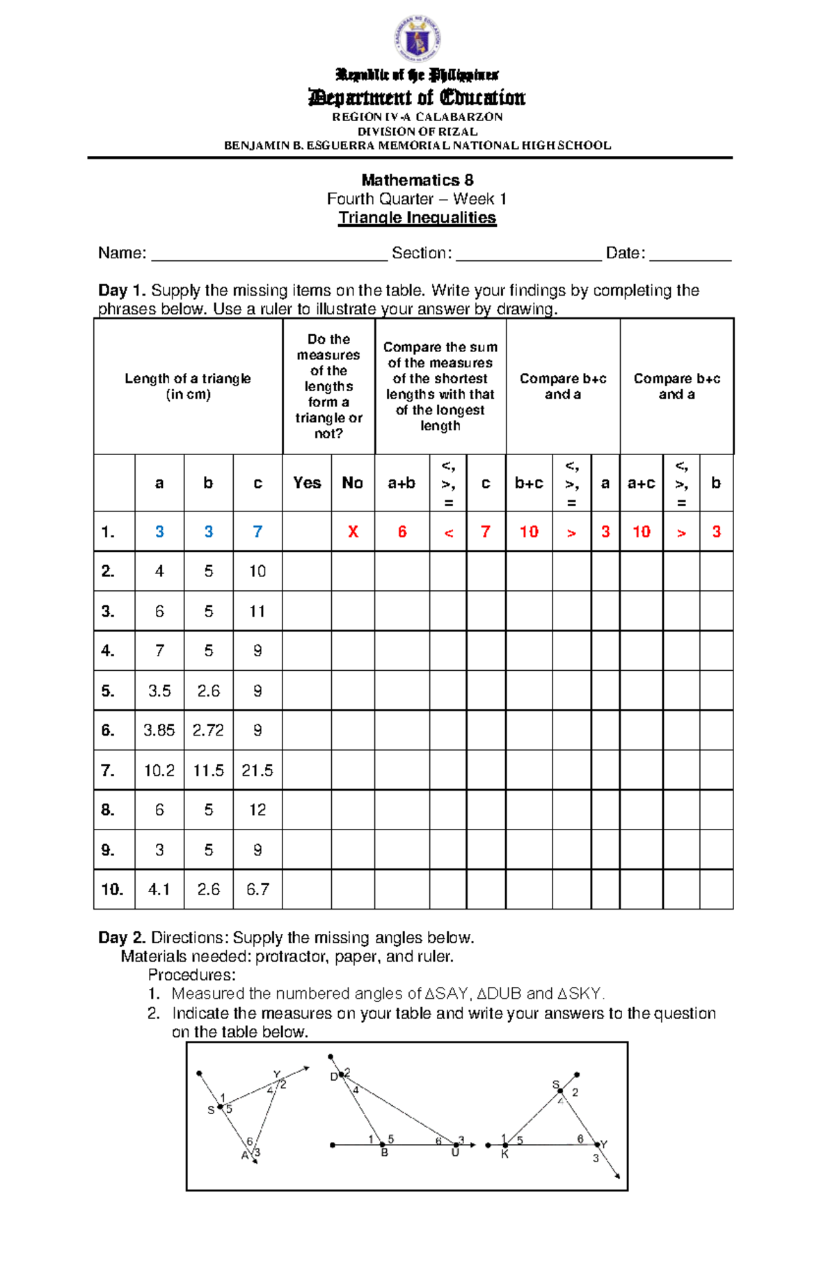 Getting started with One Drive - Department of Education REGION IV-A ...