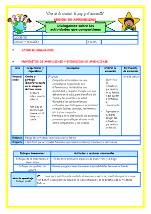 Ficha animales - educacion inicial - FICHA INFORMATIVA Nombre del ...