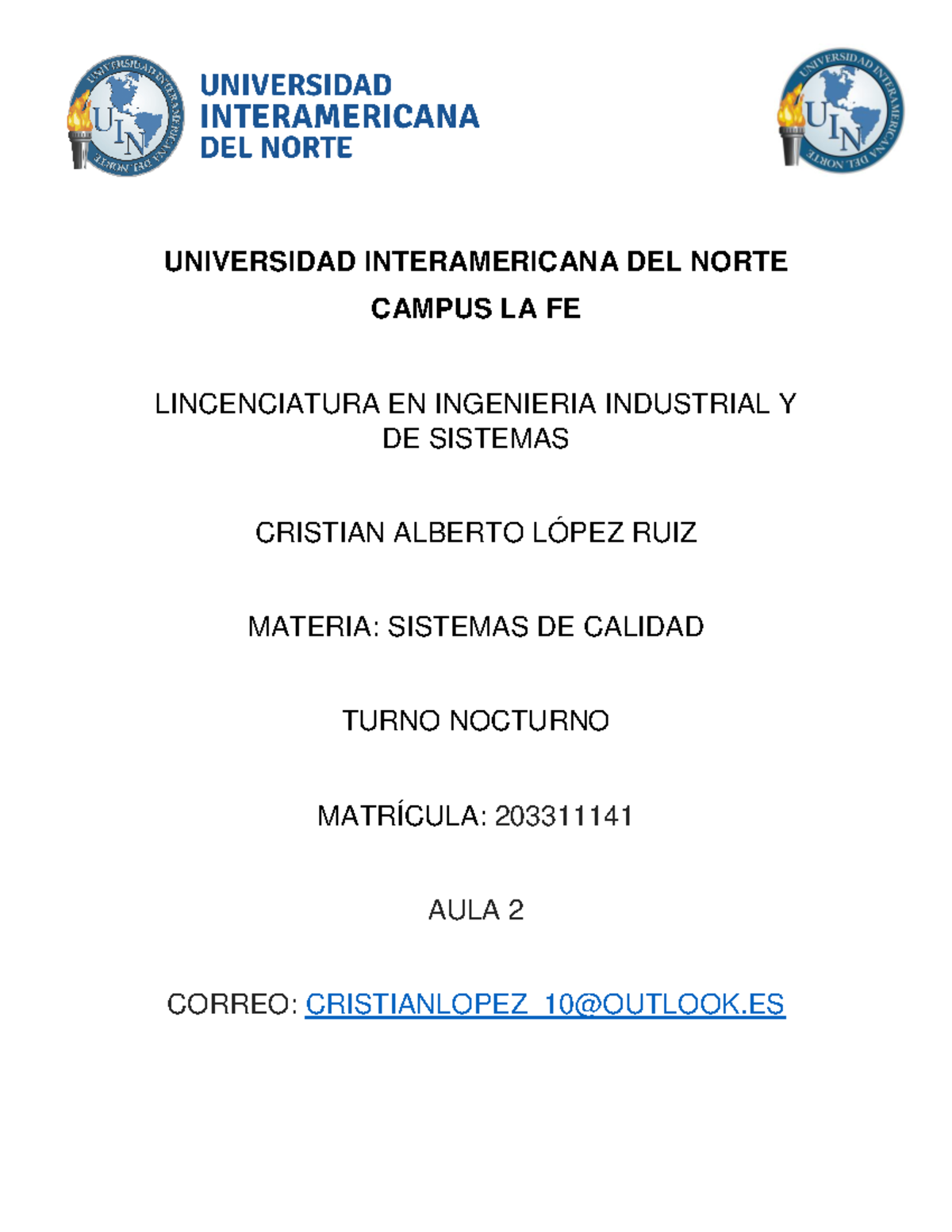 Universidad Interamericana Del Norte Logo