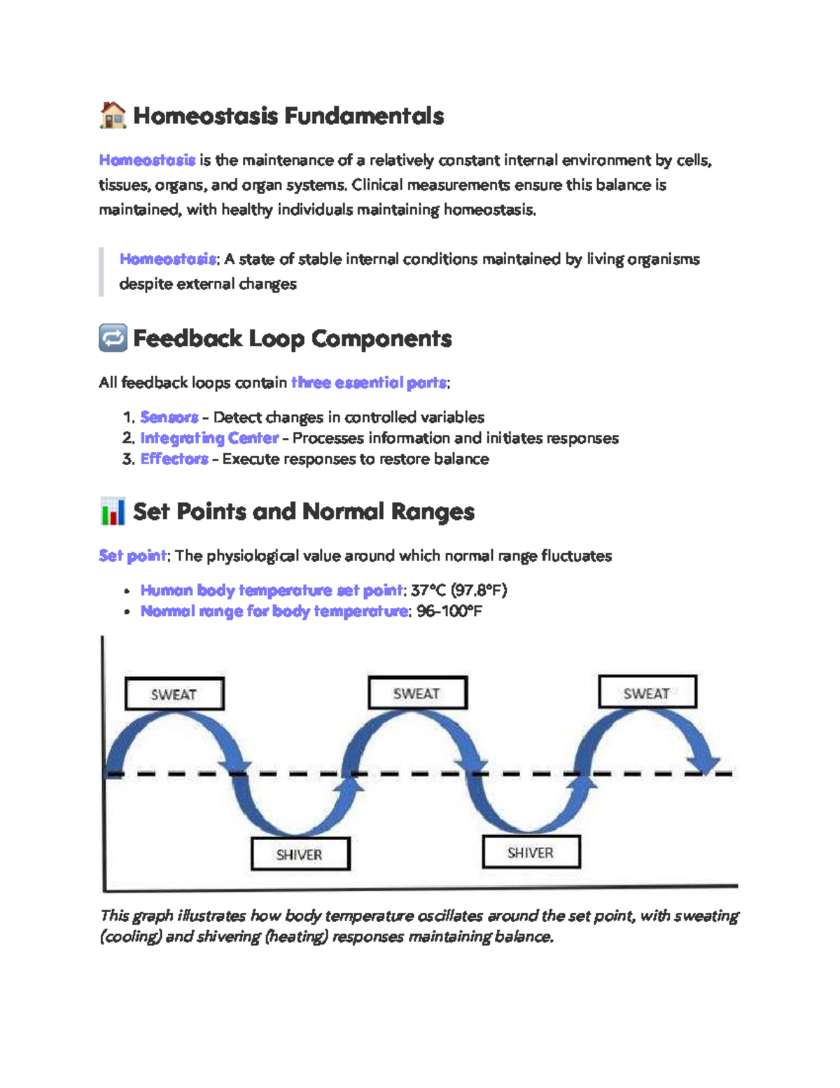 Homeostasis and Feedback Loops in BP Regulation (BIO 101) - Studocu