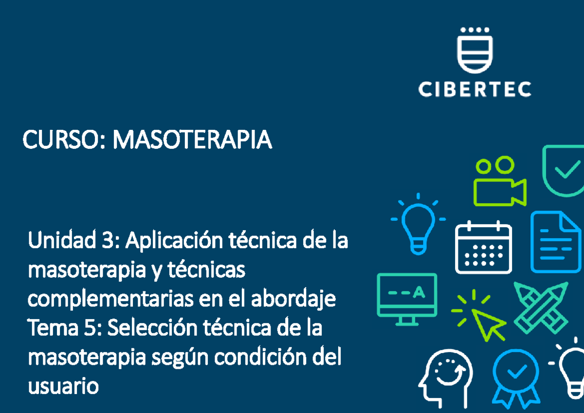PPT Unidad 03: Técnicas de Masoterapia y Selección según Condición ...