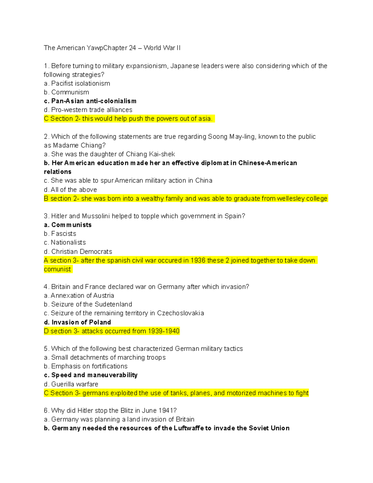 HIST CHP 24 - American Yawp Assignments - The American YawpChapter 24 ...