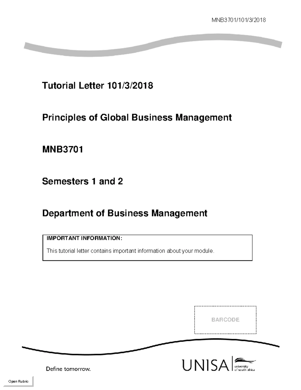 MNG3701 Study Guide - Only study guide for MNG Semesters 1 & 2 ...