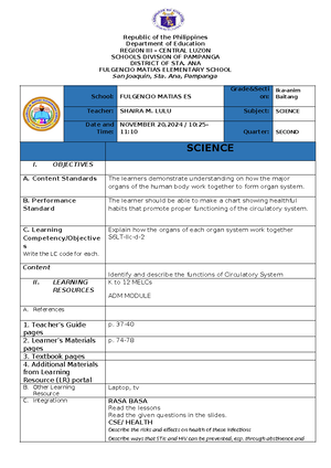 Grade 6 COT math Q4 - Lesson Plan in Math Classroom Observation - Daily ...