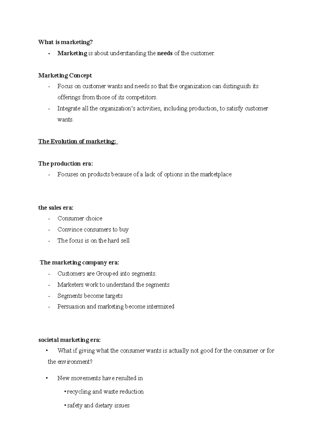 ADMS2200 Midterm Study Guide: Key Marketing Concepts & Strategies - Studocu