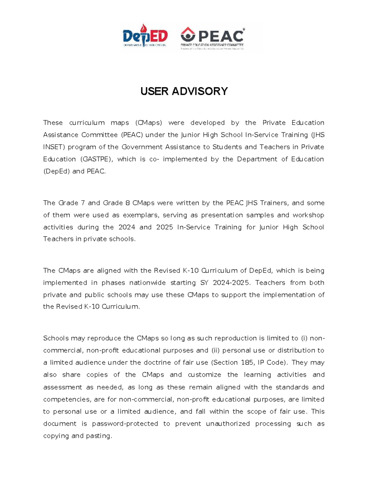 Mathematics Grade 7 Curriculum Map (JHS INSET) - Q1 & Q2 Overview - Studocu