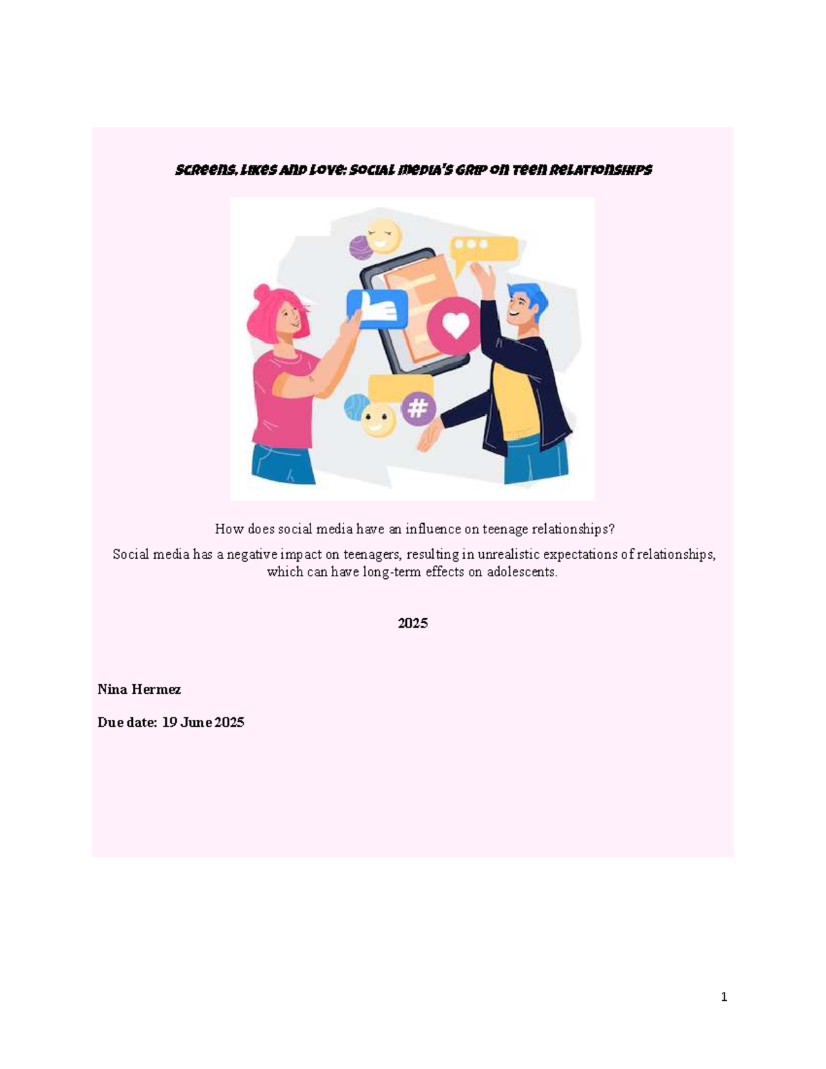 CFS 2025: Social Media's Impact on Teen Relationships - IRP Findings ...