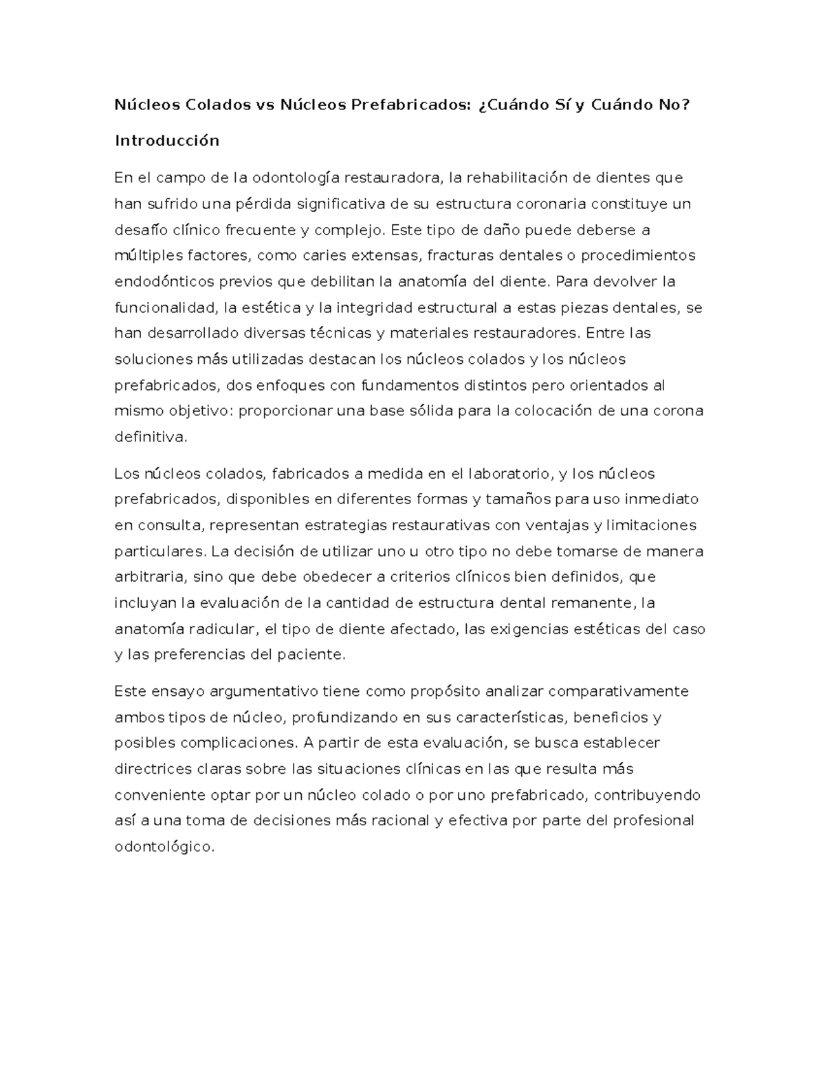 Núcleos Colados vs Prefabricados: Análisis y Recomendaciones en ...