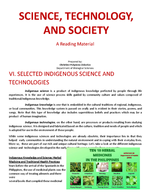 Chapter 1 Lesson 3-Science, Technology and Society or (STS) - LESSON 3: Government Laws ...