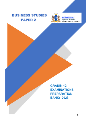 2024 Grade 12 Notes ON Creative Thinking - Problem Solving - BUSINESS ...