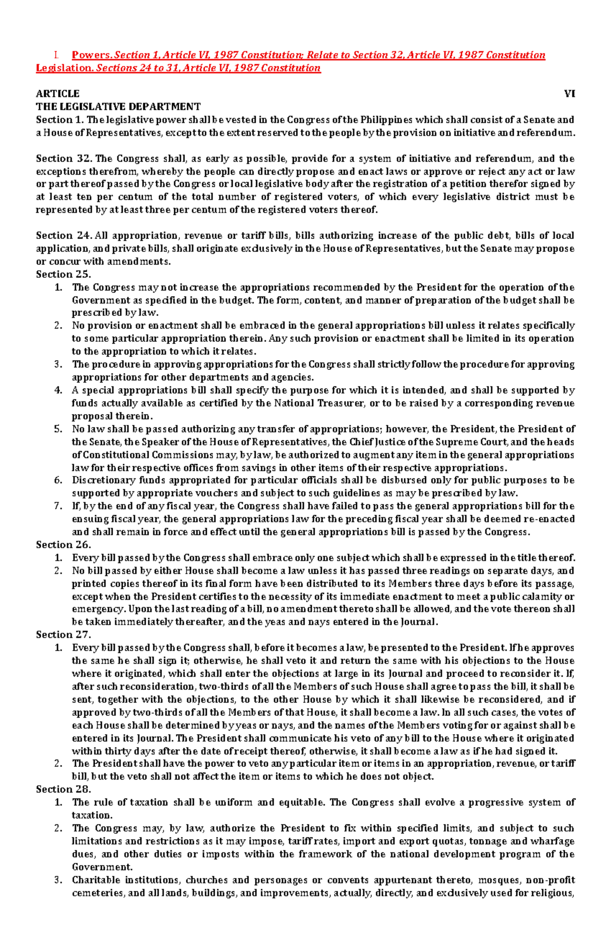 Constitution Law I: Article VI Overview and Key Cases (Consti 101 ...