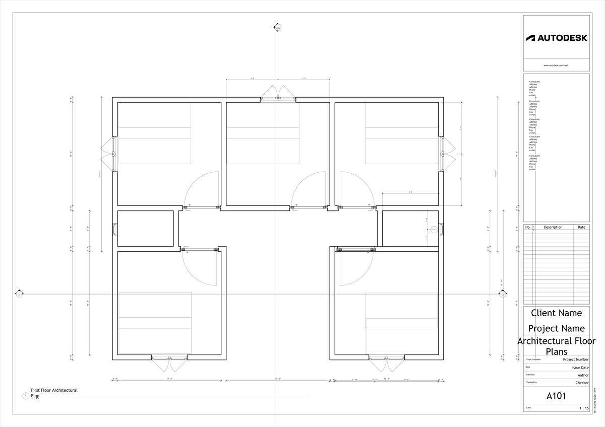 Architectural Floor Plans - Project 1 A301 Designs - Studocu