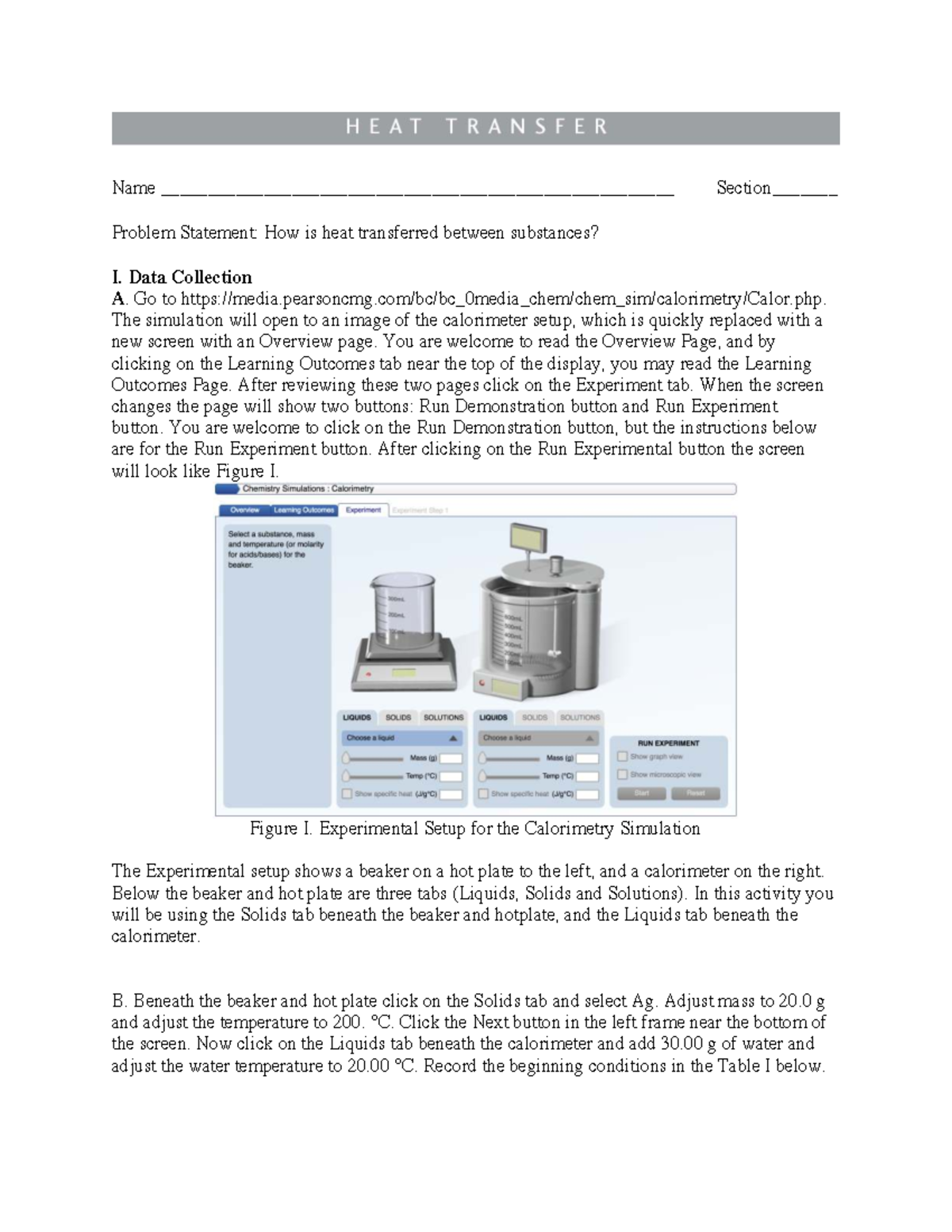 Heat Transfer Experiment: Understanding Thermal Dynamics in Calorimetry ...