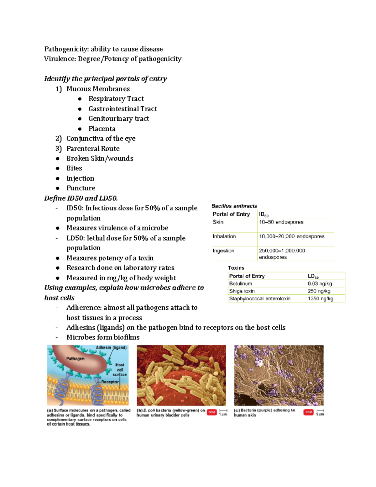 Chapter 15: Mechanisms of Pathogenicity in Microbes and Disease - Studocu