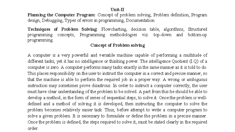 Top Down Development in Data Analysis Programming: Concepts ...