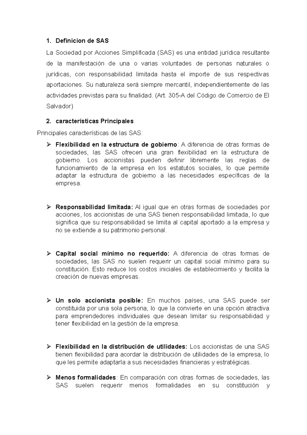 Definición y Características de SAS - TAREA DE SAS - Studocu