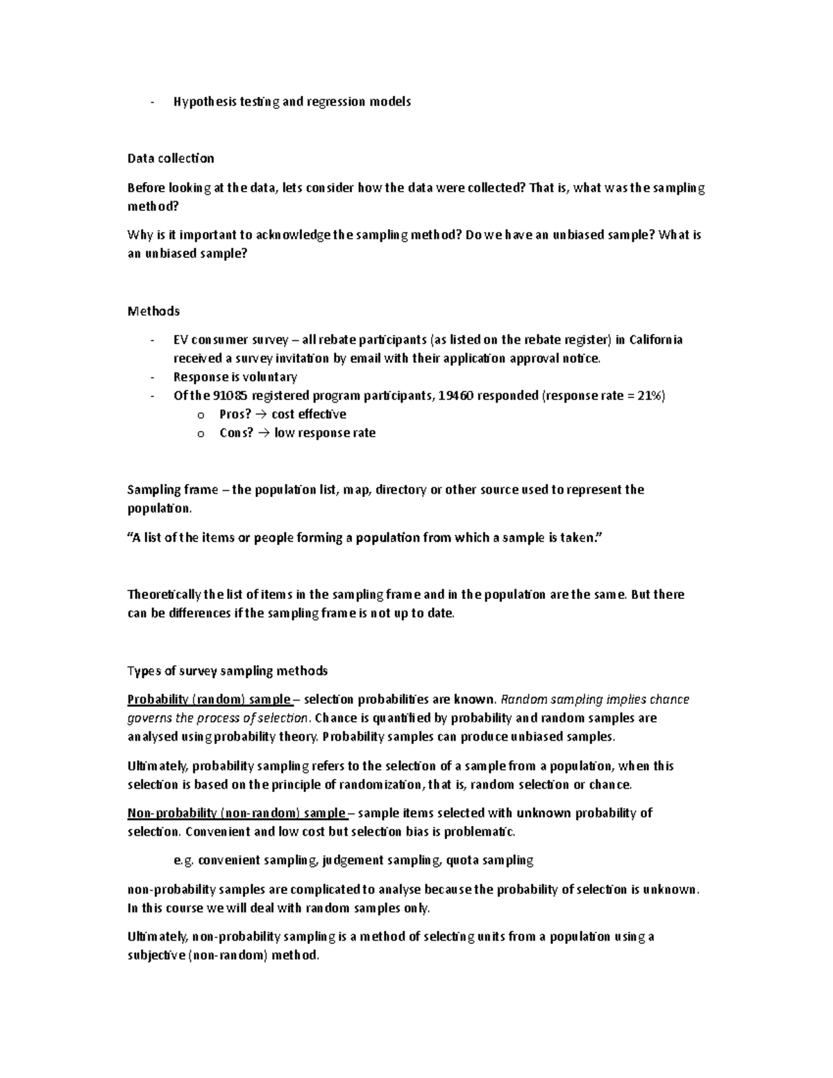 P2 - Hypothesis Testing & Regression Models: Data Collection Insights ...