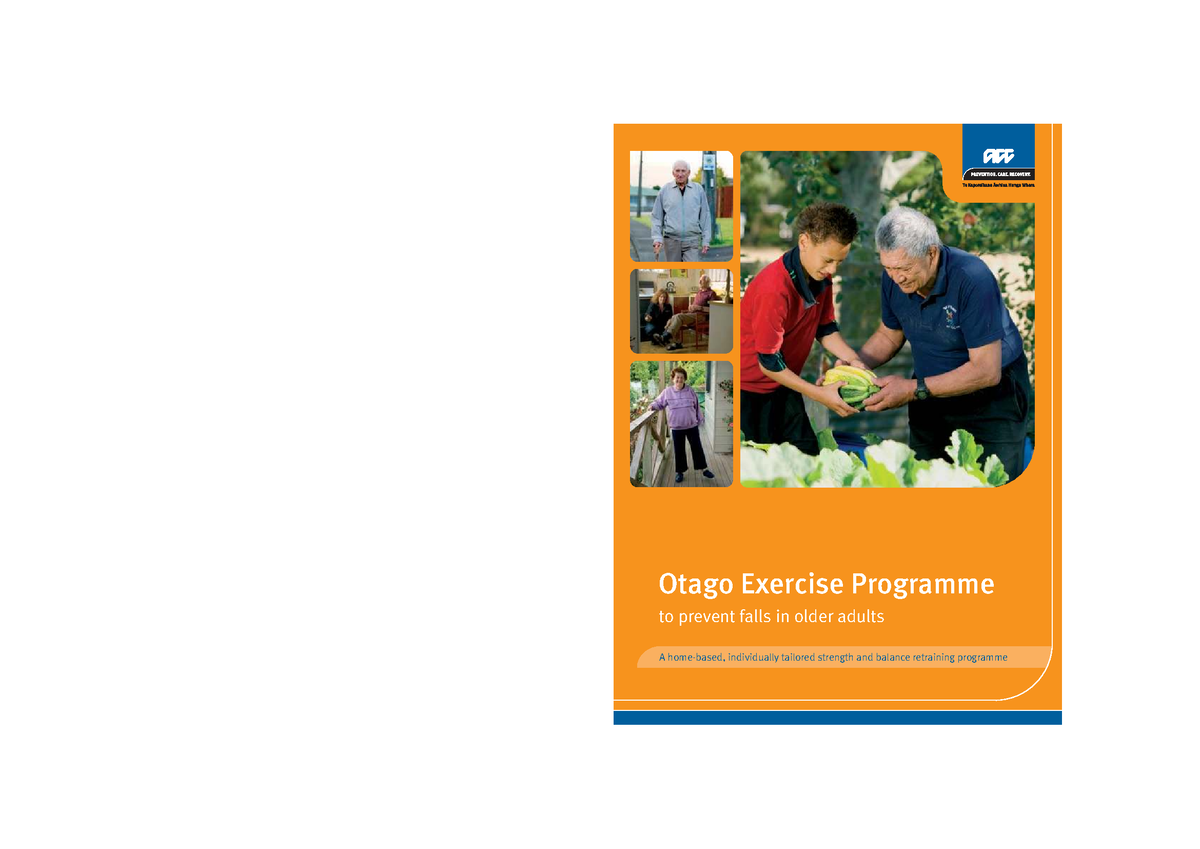 Otago Exercise Programme: Fall Prevention for Older Adults (ACC1162 ...