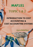 fundamental cost accounting - maf151 - UiTM - Studocu