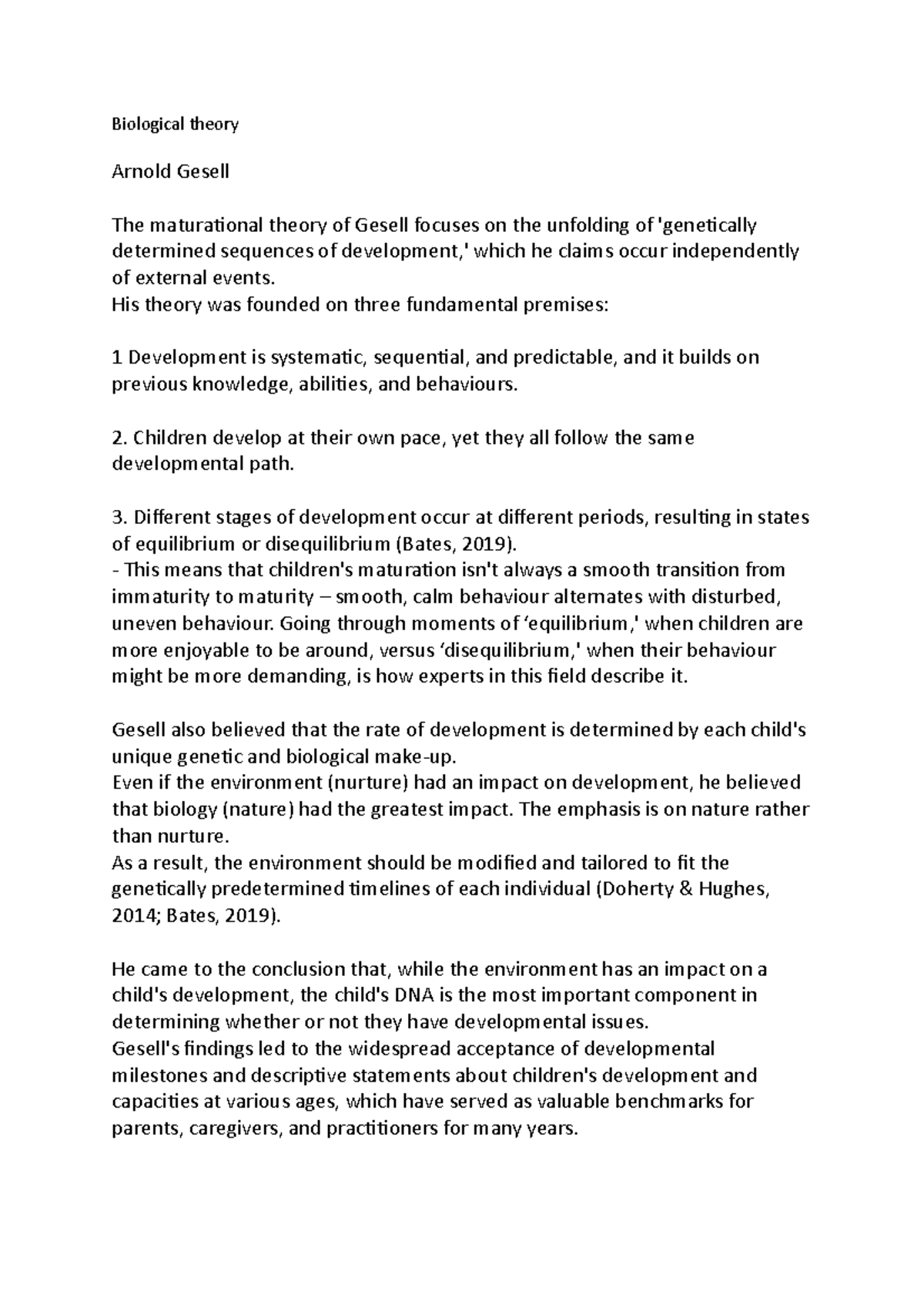 Biological theory - This is a subtopic in Primary Education and ...