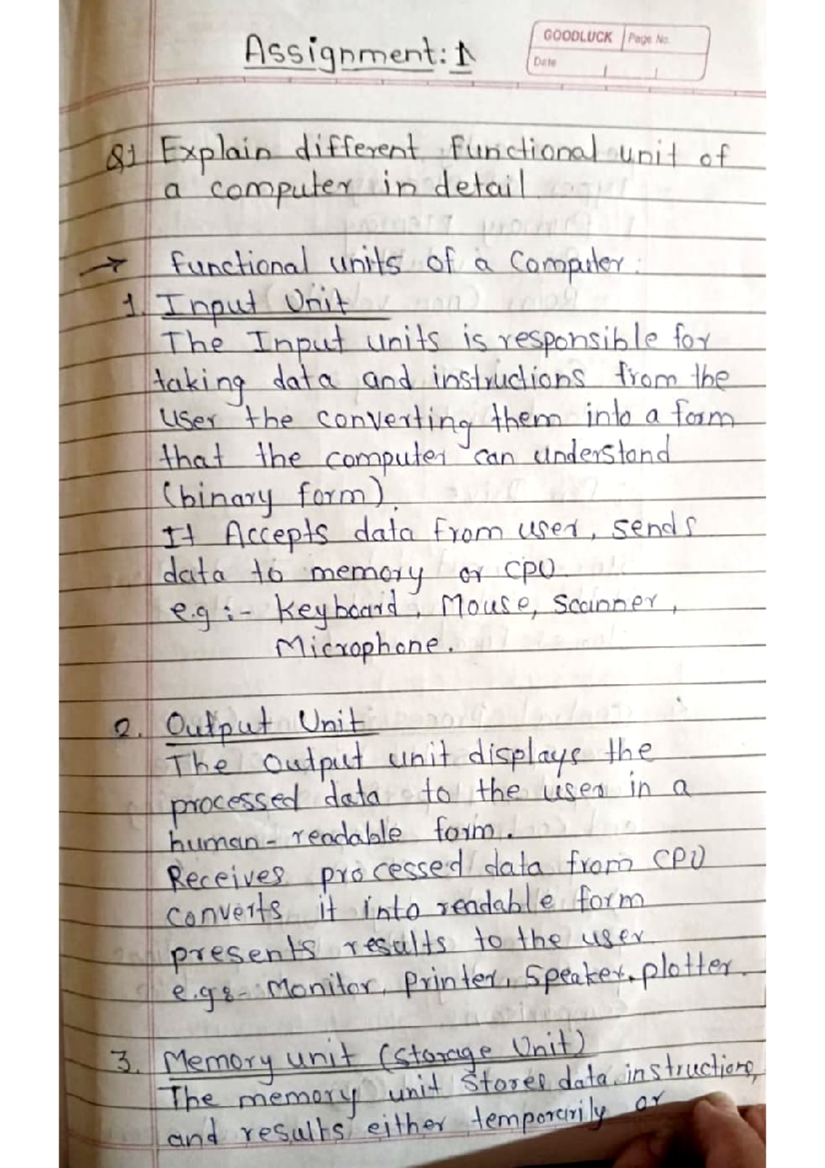 Computer Architecture Overview: CAO Assignment Notes - Studocu