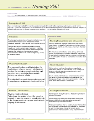 Medication Memantine - ati template - ACTIVE LEARNING TEMPLATES ...
