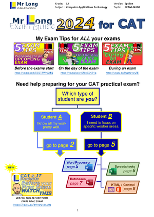 CAT P2 Gr 12 June 2024 Updated Memo Eng - GRADE 12 COMPUTER APPLICATIONS TECHNOLOGY P JUNE 2024 ...