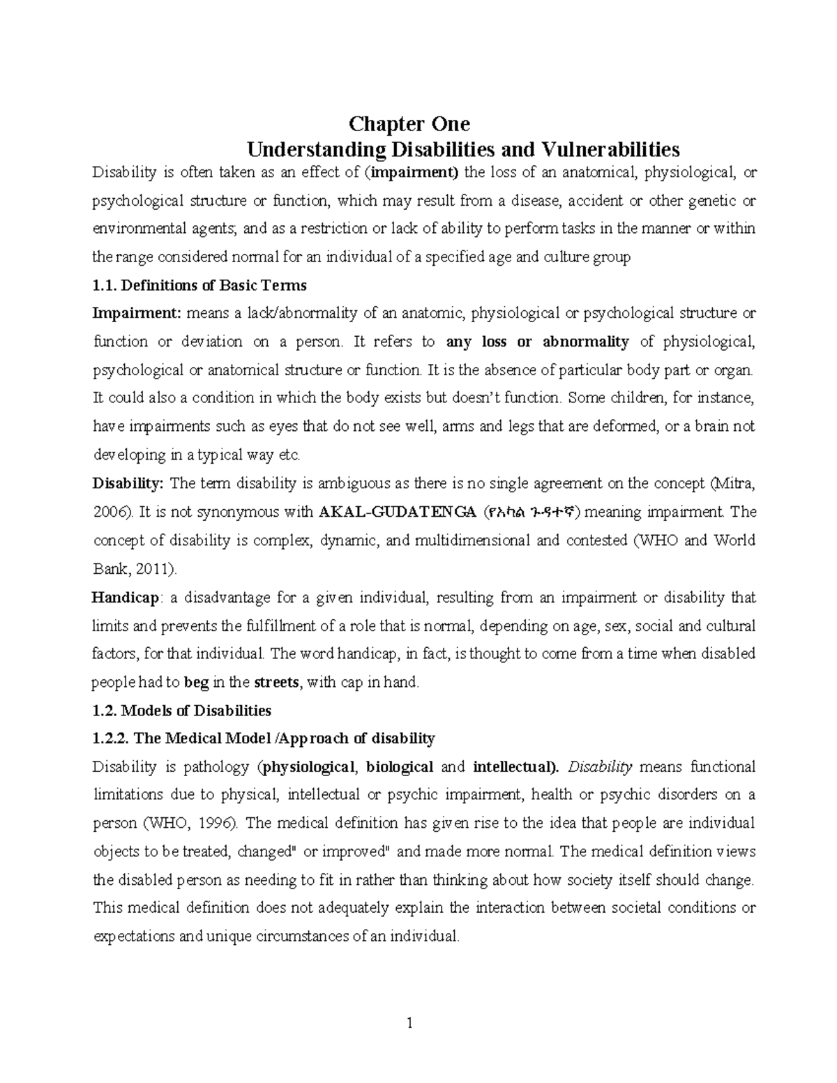 Inclusiveness Course - Revised Chapters 1-6 Overview and Insights - Studocu