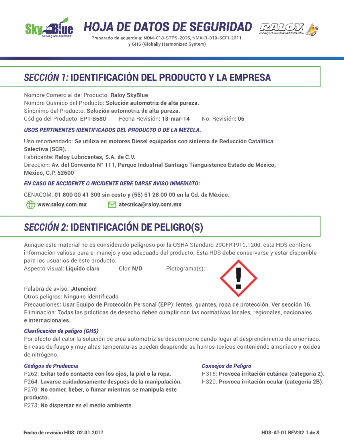 HDS: Raloy SKY BLUE Product Overview and Features Analysis - Studocu