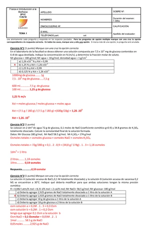 FÍSICA UBA XXI EXAMEN FINAL PARCIAL 2024 - Corrección y Preguntas - Studocu