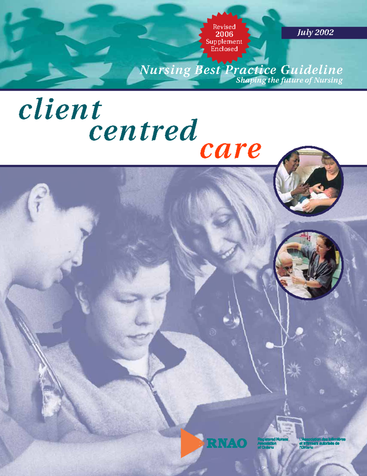Nursing Best Practice Guideline: Client Centred Care (2002) - Studocu