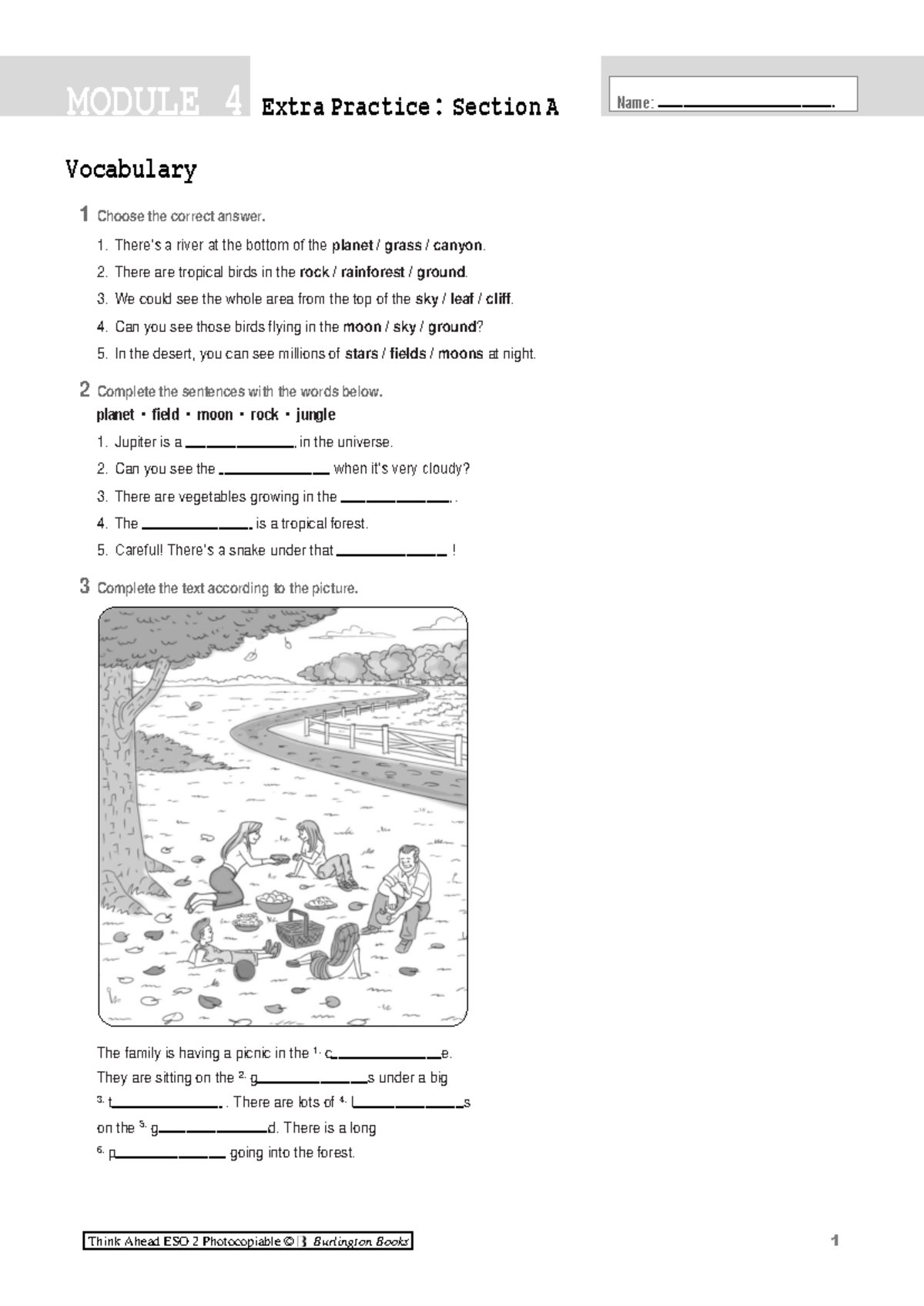 01 Think Ahead 2 Module 4A: Extra Practice & Vocabulary Exercises - Studocu