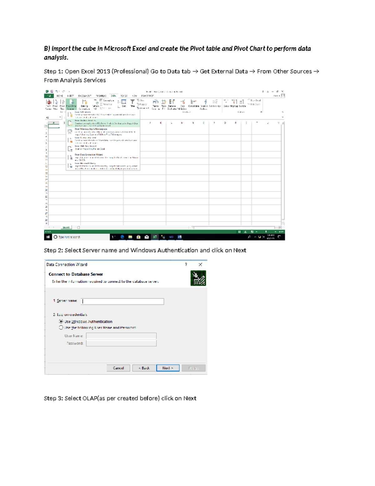 Practical 5B - Creating Pivot Tables & Charts in Excel 2013 - Studocu