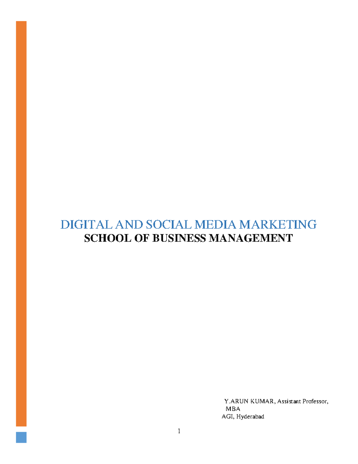 DSMM - Comprehensive Course File for Digital & Social Media Marketing ...