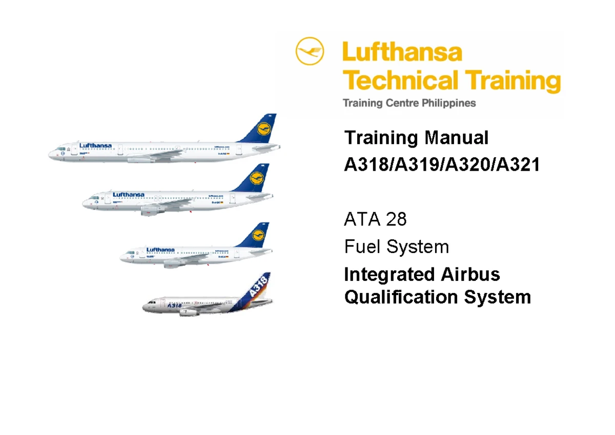 A320 Water & Waste Training Manual: Overview of Systems and Operation ...