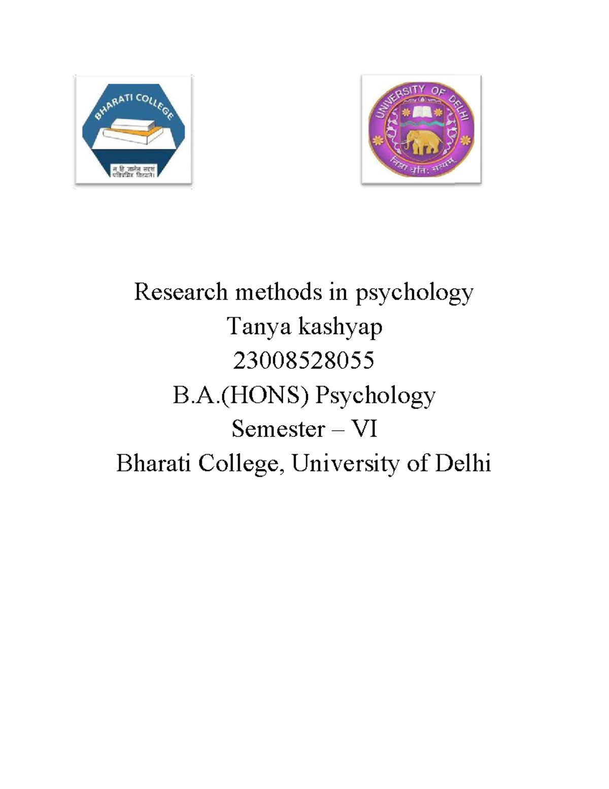 Research Methods in Psychology: Peer Influence & Decision Making ...