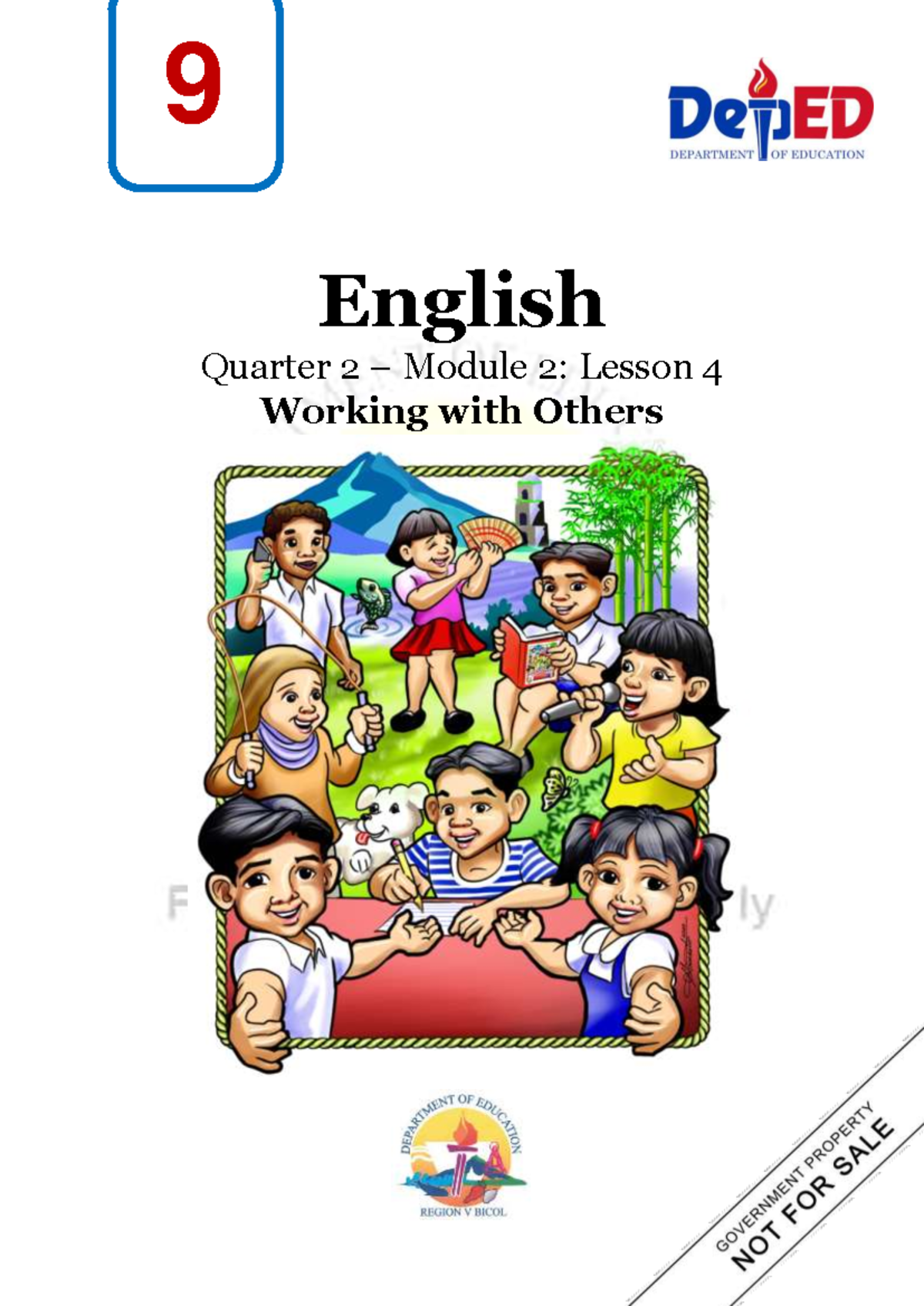 Module 2Lesson 4 - English Quarter 2 – Module 2 : Lesson 4 Working with ...