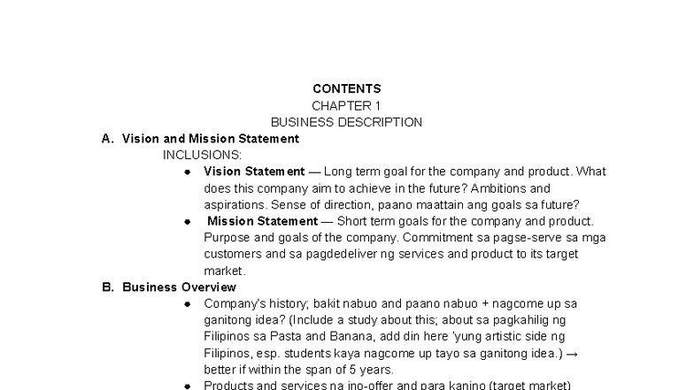 Business Plan Guide: ENTREPRENEURSHIP - Vision, Mission & SWOT Analysis ...