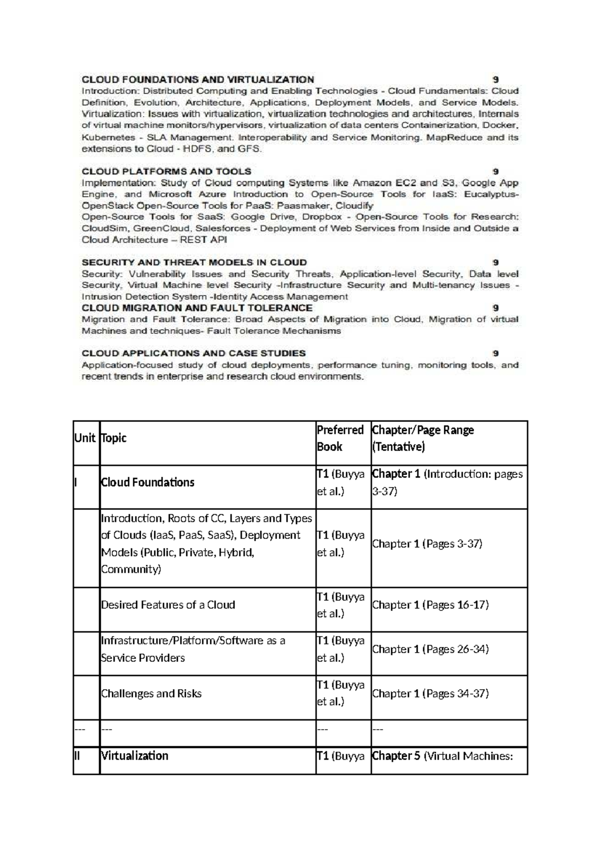 Cloud Computing Study Guide: T1 & T2 Overview and Key Topics - Studocu