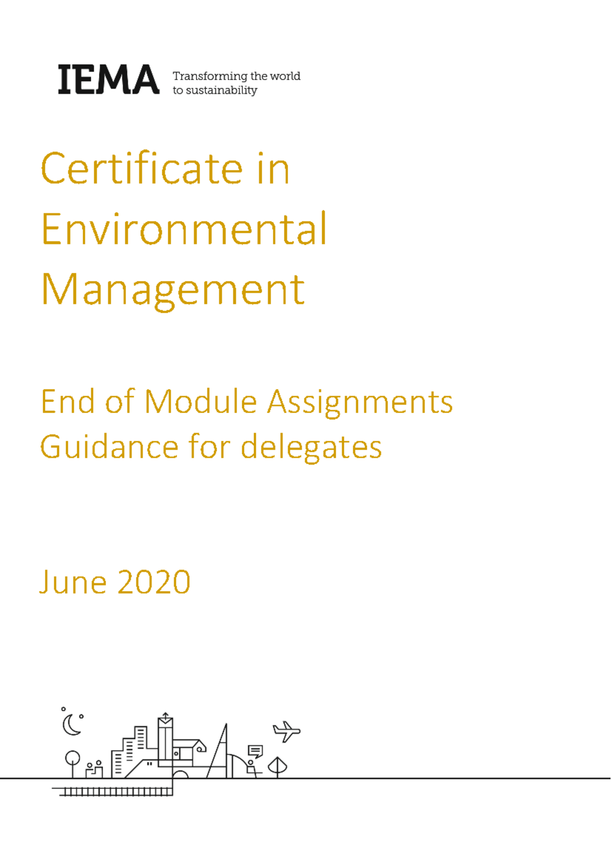 Certificate in Environmental Management: Assignment Guidance v2 - Studocu