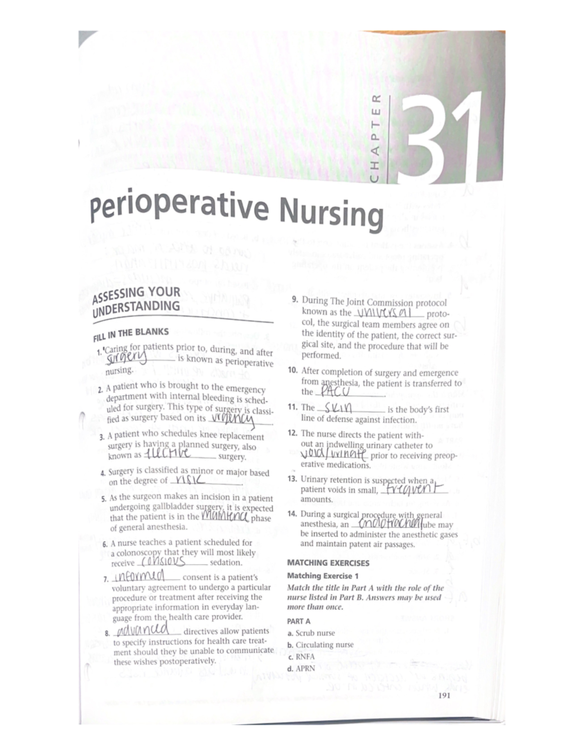 Perioperative Strategies Guide (SG) for Optimal Patient Outcomes - Studocu