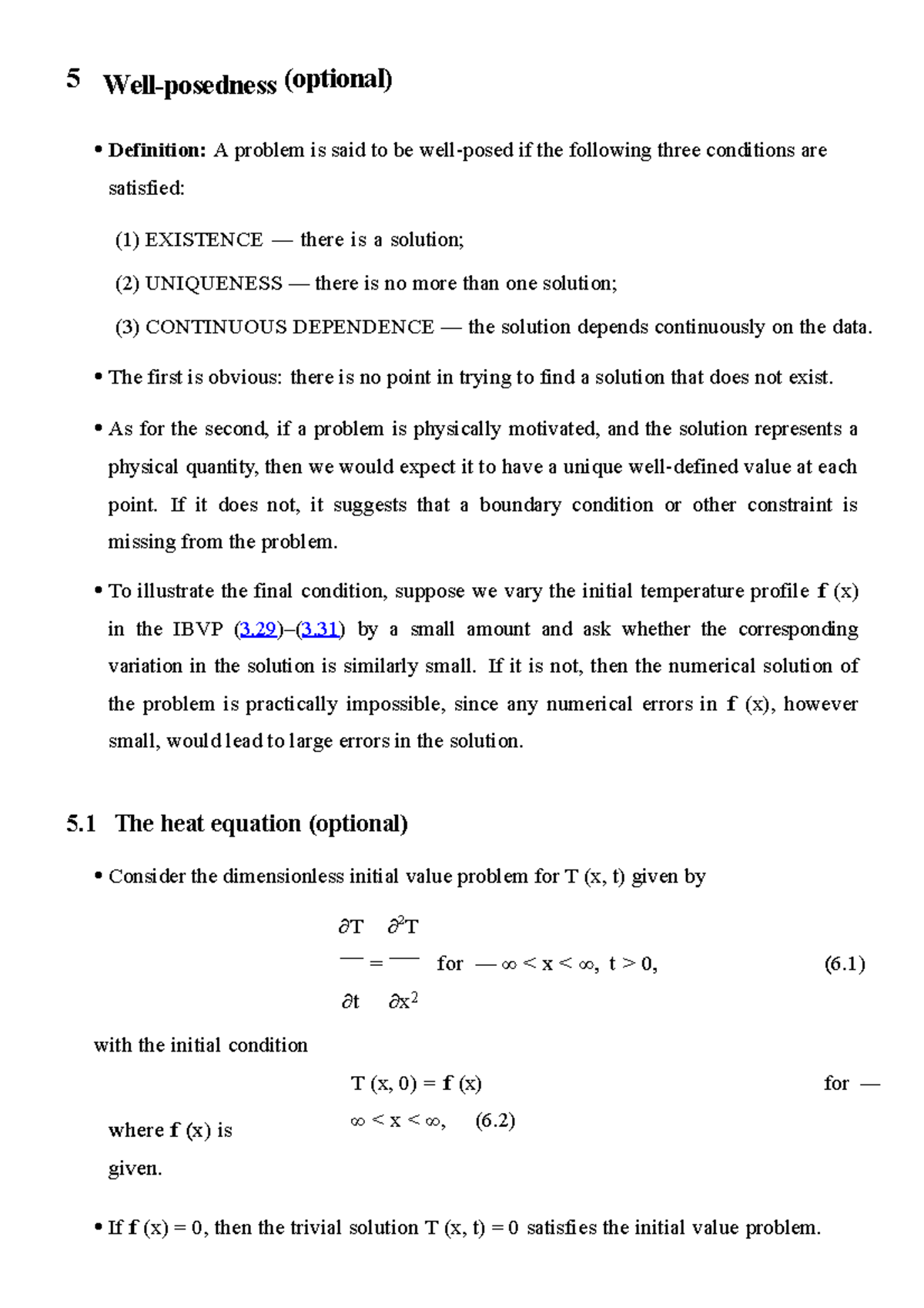 FS-PDE-32 - Well-Posedness and Its Classification in PDEs - Studocu
