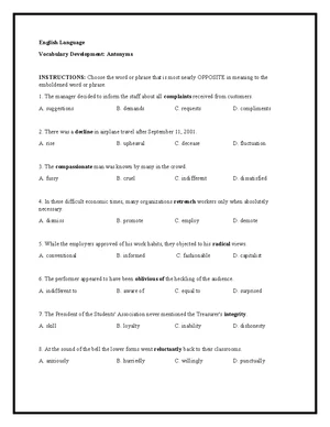 CSEC English A Paper 2 Study Guide by V. Smith - Essential Notes - Studocu