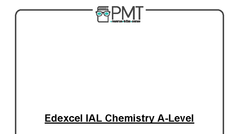 Edexcel IAL Chemistry Topic 3: Bonding and Structure Detailed Notes ...