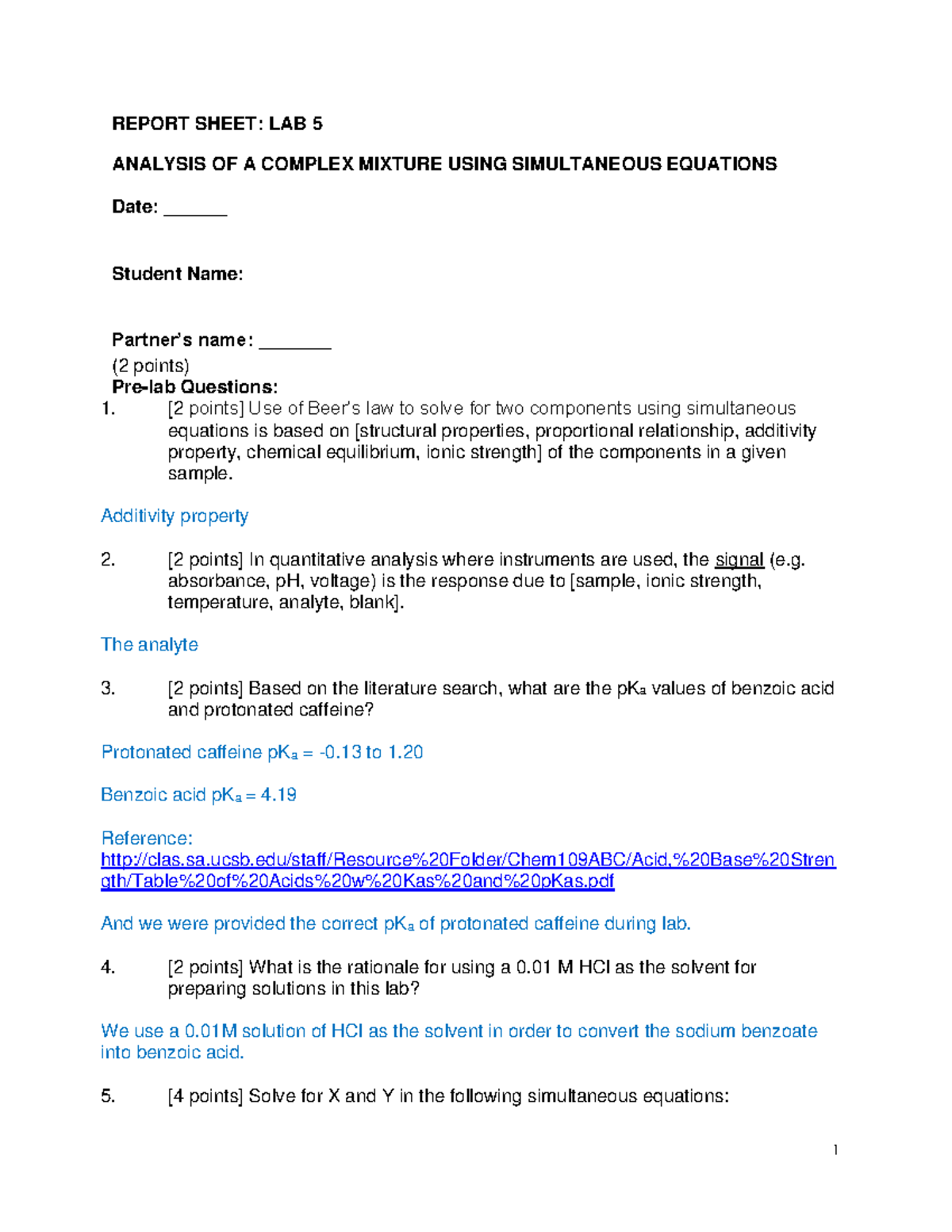 Lab 5: Complex Mixtures - Warning: TT: undefined function: 32 Warning: TT: undefined function ...